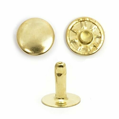 Хольнитены 9*9 золото Сталь (упак.100 шт.) "Proknopka"