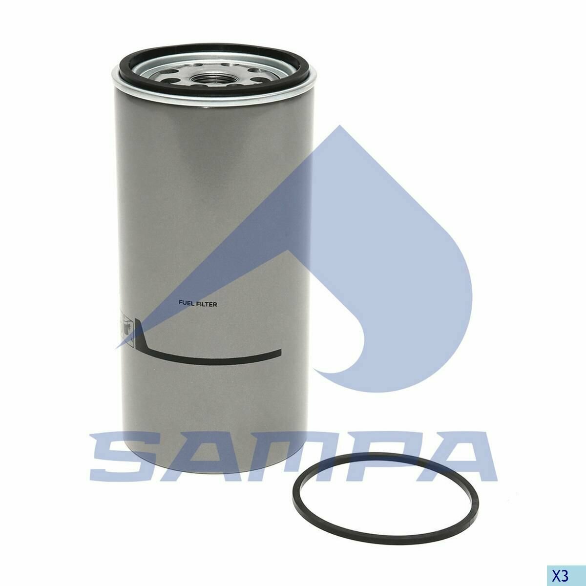 Фильтр топливный сепаратор MB Actros I MP2+MP3, Axor II / Scania G, P, R / RVI Kerax 044.179-01 SAMPA