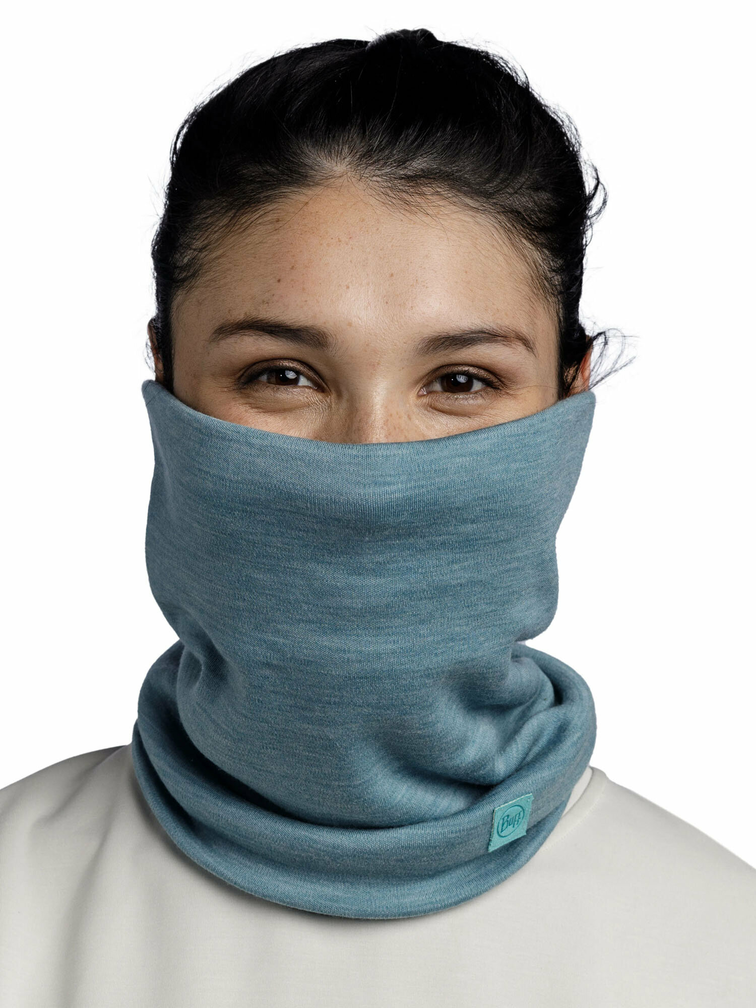 Бафф Buff Merino heavyweight для взрослых и детей, голубой — фото 1