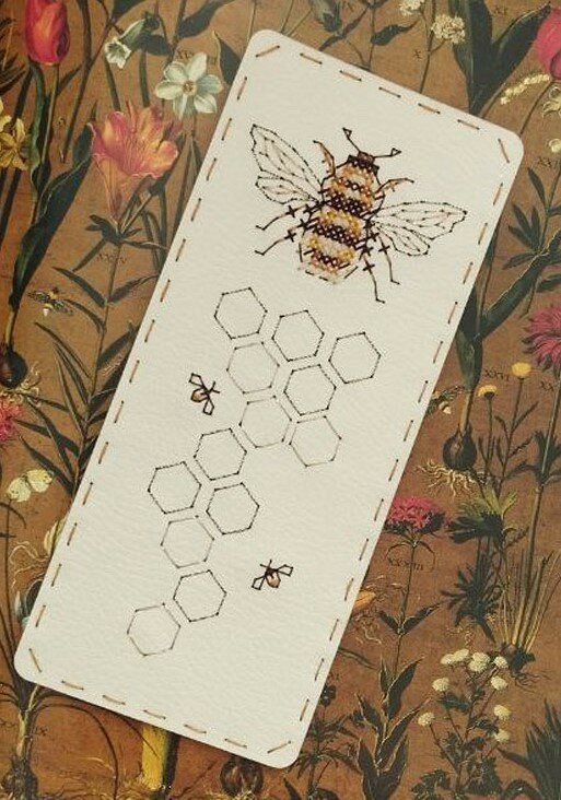 Набор для вышивания Neocraft #НК-03n Закладка "Медовая", Счетный крест, 6 х 16 см