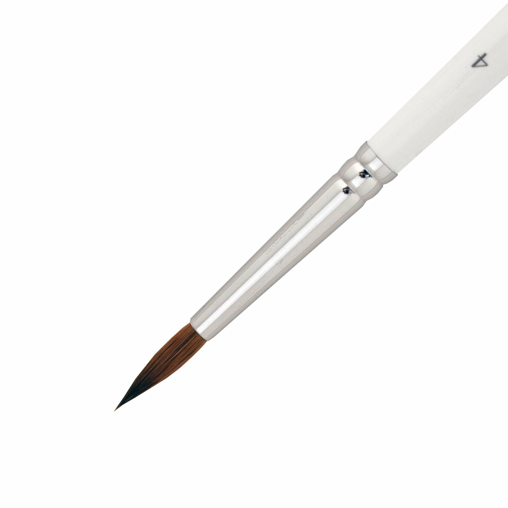 Кисть Колонок круглая, короткая ручка, Невская Палитра №4