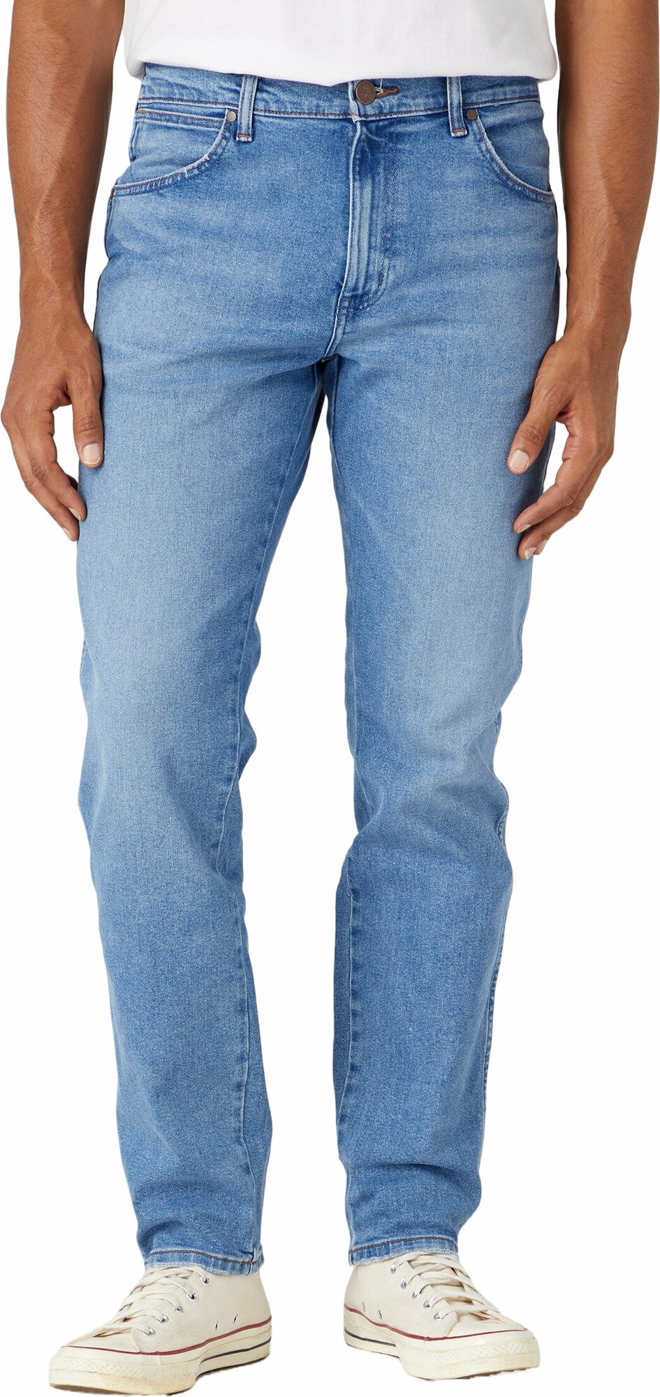 Джинсы классические Men River Tapered Jeans 
