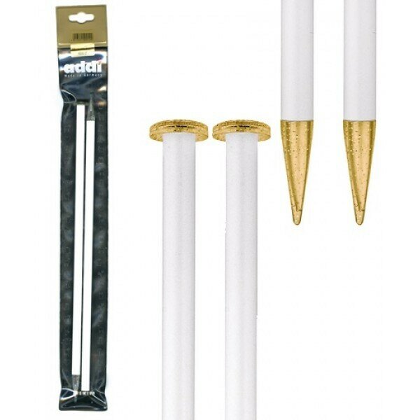 Спицы для вязания прямые Addi, Адди 35 см 20.00 мм (400-7)