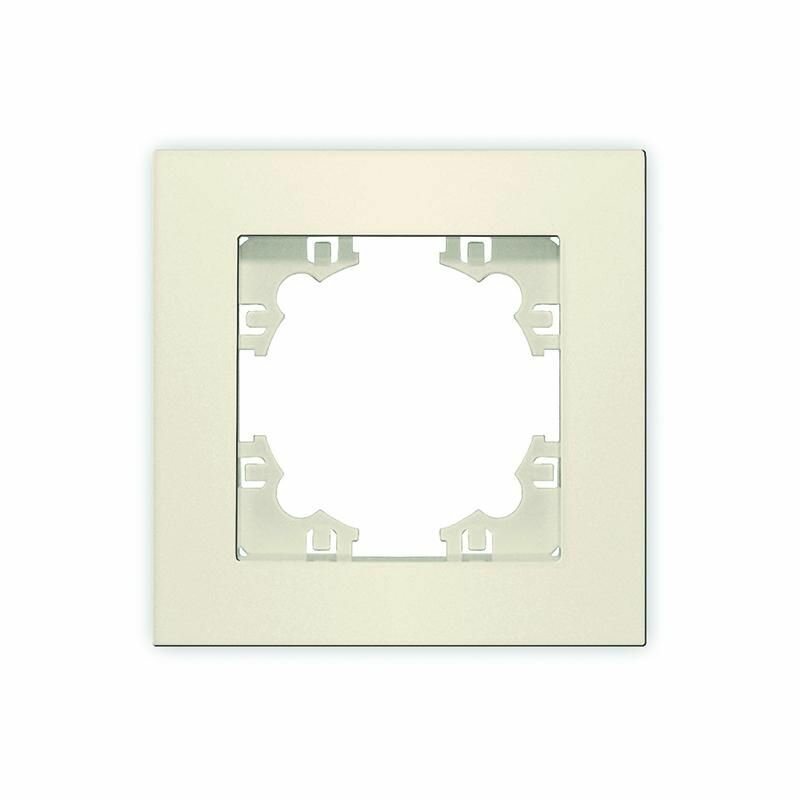Рамка 1-м Афина сл. кость (ivory) Universal A0053-I