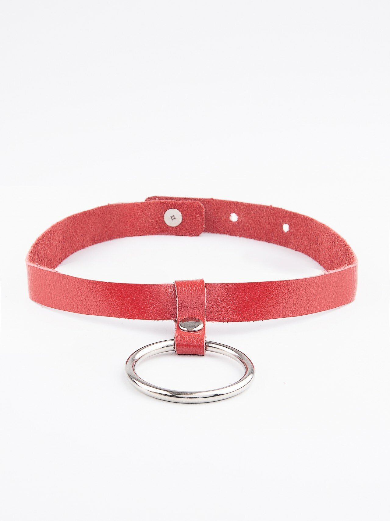 Ошейник БДСМ из натуральной кожи с эротическим эффектом 18+, модель 002 020 K