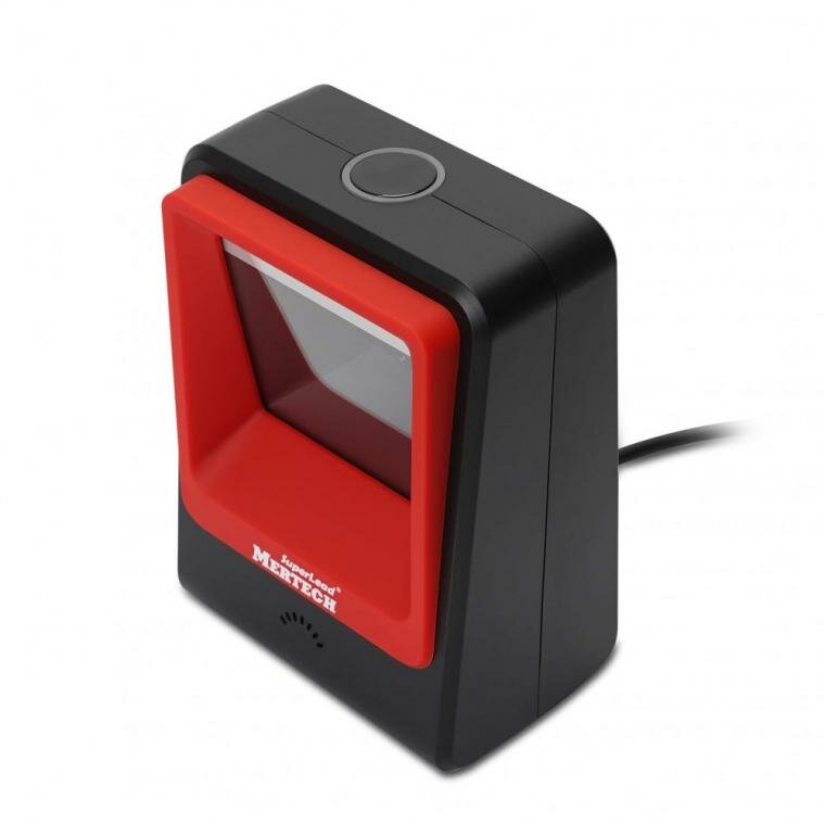 Стационарный сканер штрих-кода MERTECH 8400 P2D Superlead , USB, красный