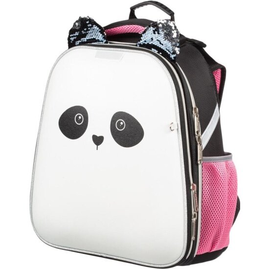 Ранец №1SCHOOL 1485076 Panda 2 отделения эргономичная спинка экокожа