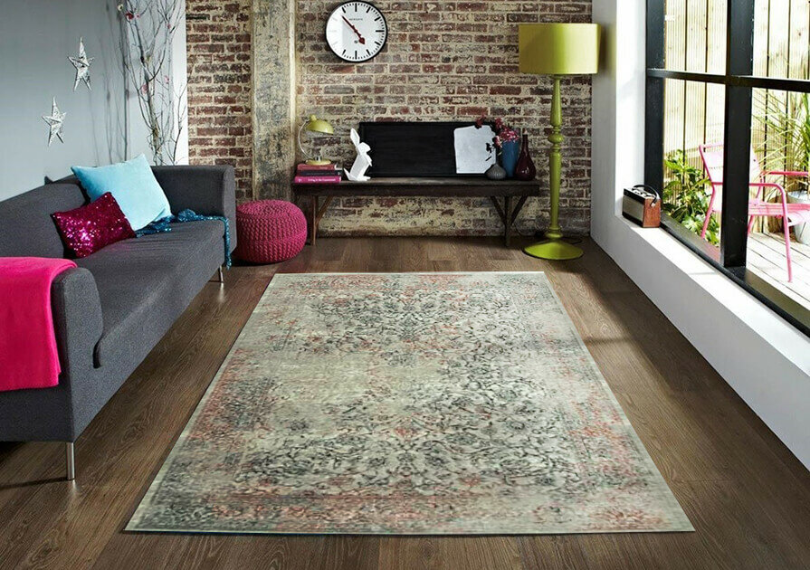 Ковер на пол в гостиную в спальню 160х230 см винтажный лофт ворс 9 мм 249069 KoverVDom