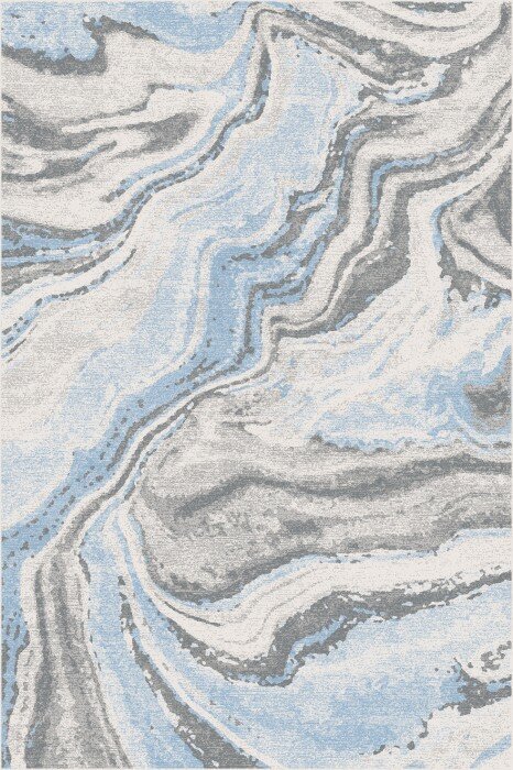 Ковер на пол в гостиную в спальню 195х300 см лофт модерн ворс 3 мм с бахромой 257963 KoverVDom