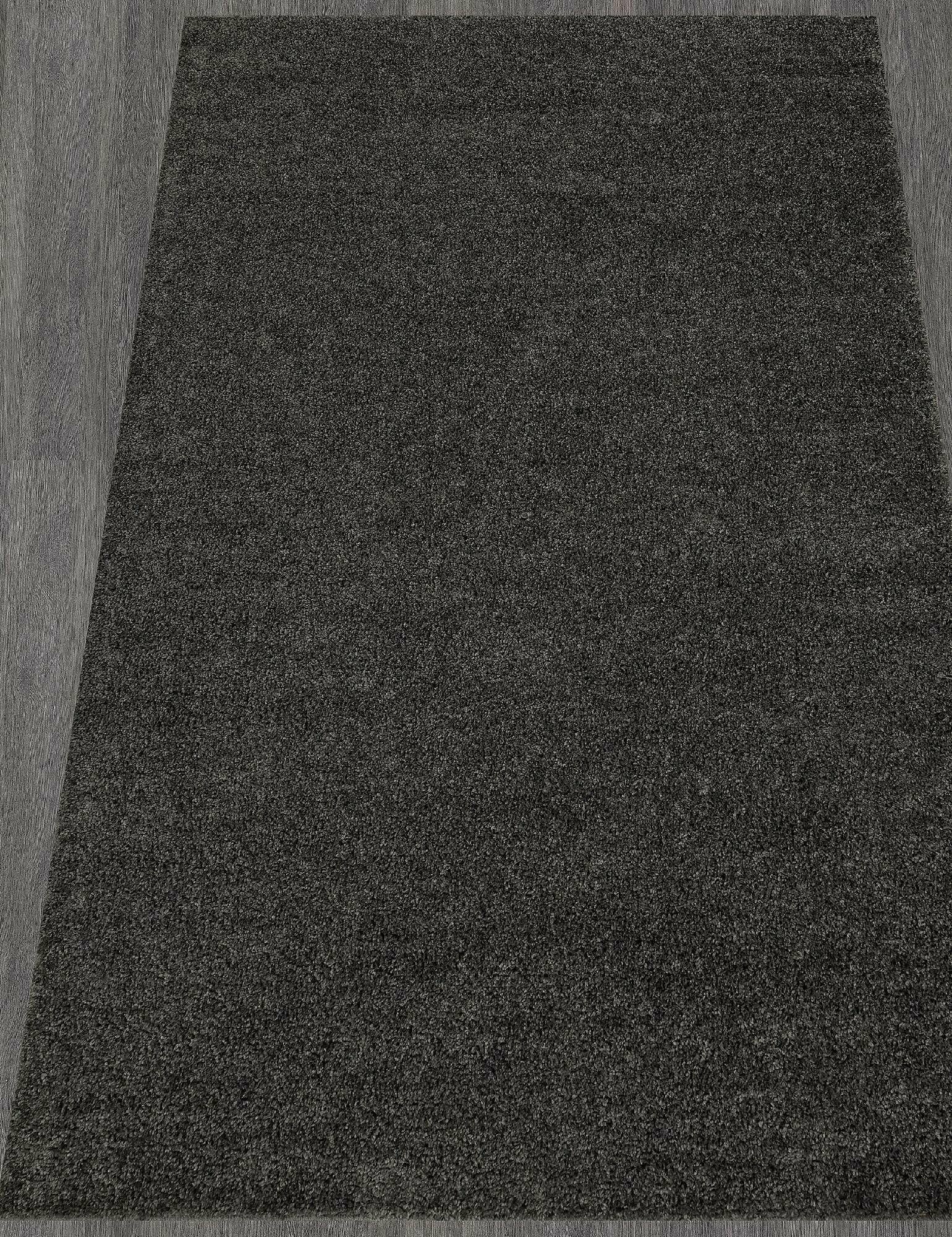 Ковер на пол в спальню в гостиную 150х230 см однотонный ворс 25 мм шегги 305493 KoverVDom