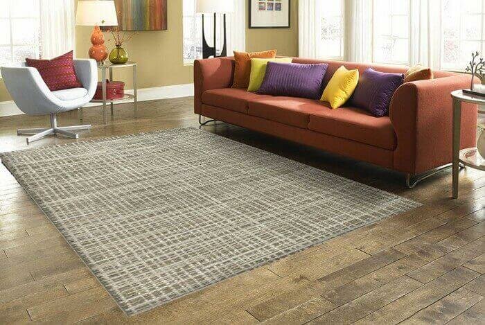 Ковер циновка на пол на кухню в гостиную 160х230 см светлый бежевый лофт модерн безворсовой 230678 KoverVDom