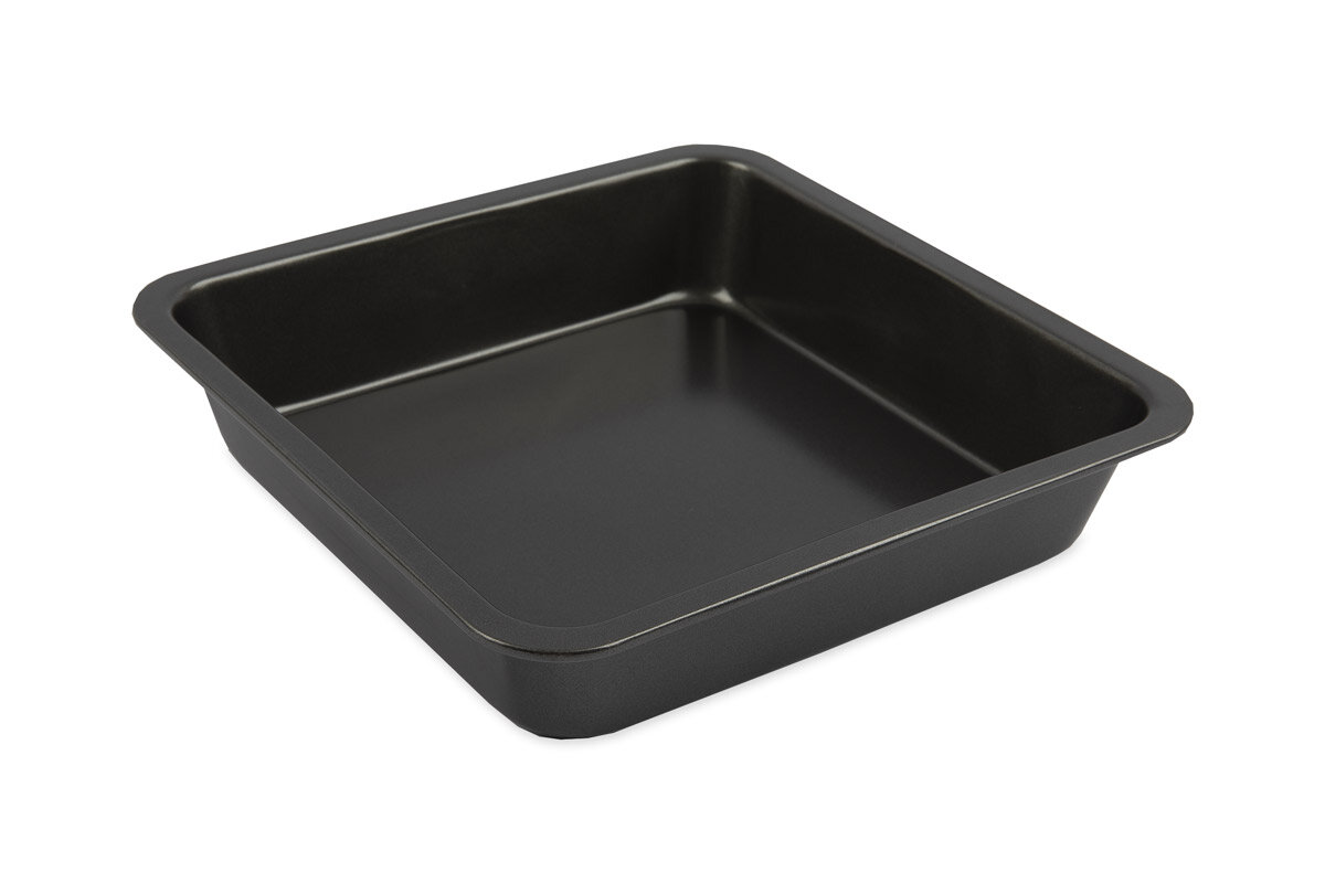 S-CHIEF FPC-0042 квадратная металлическая форма 22.5 х 22.5 см серый цвет для выпечки