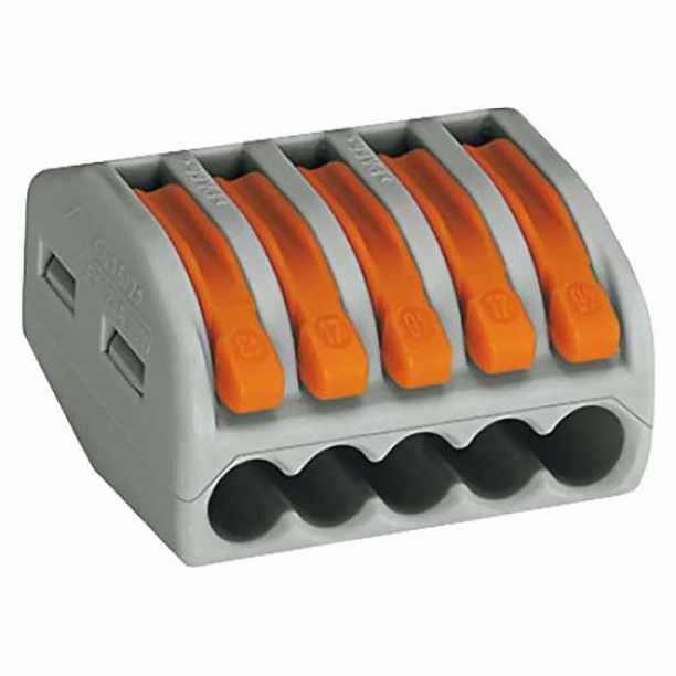 Клемма WAGO 5-проводная 222-415 40 шт