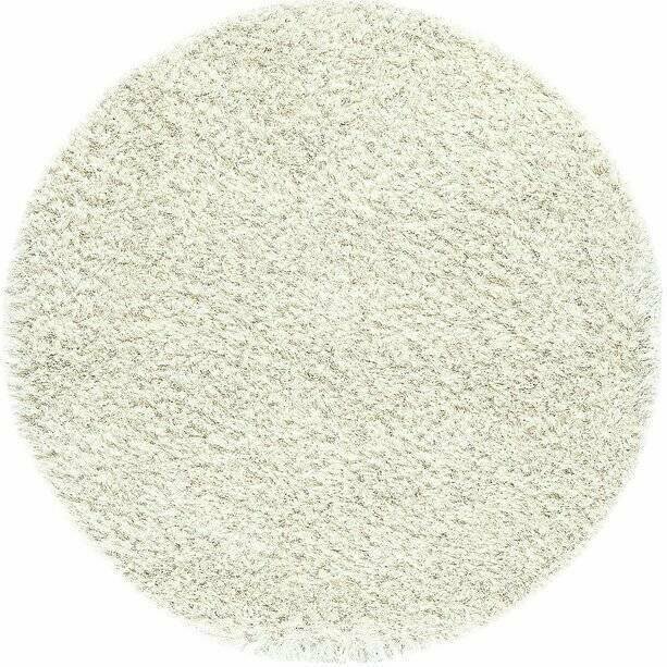 Ковер шерстяной Круглый на пол в спальню в гостиную 160х160 см модерн современный ворс 70 мм шегги 282588 KoverVDom