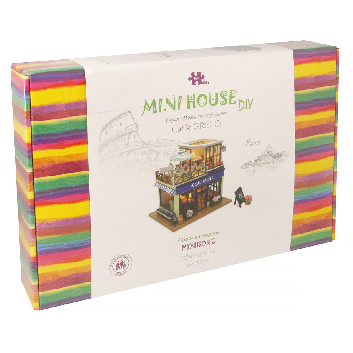 Caffe Greco PC2110 Интерьер в миниатюре Hobby Day Известные кафе мира коллекция