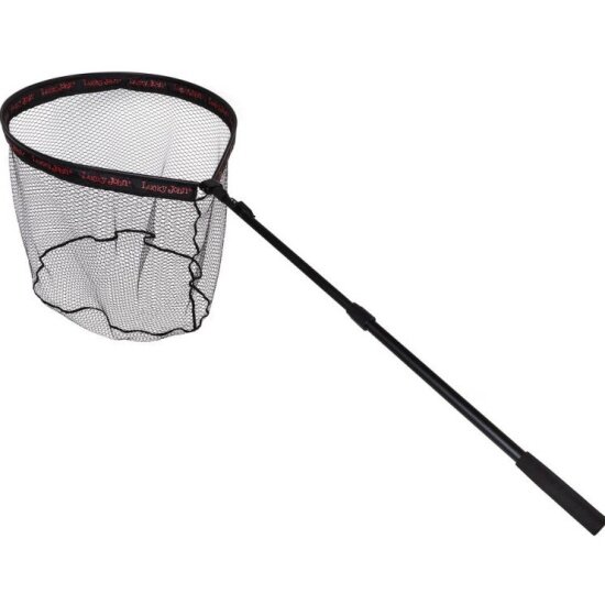 Подсачек складной Lucky John телескопический 180х70х60см прорезиненный плавающий