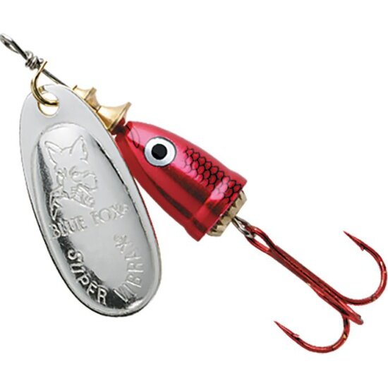 Блесна вертушка Bluefox Vibrax Shad 2 /RS Red/Silver