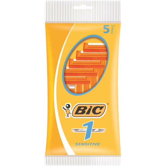 Одноразовая бритва Bic Бик 1 для чувствительной кожи, (5шт)