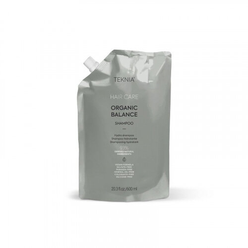 Бессульфатный шампунь для всех типов волос Lakme Teknia Organic Balance Увлажнение, 600 мл (дой-пак)