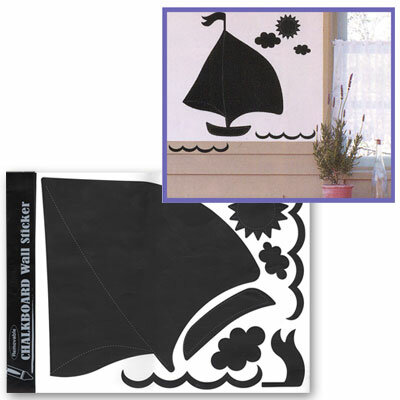 Mr.Painter Наклейки настенные для рисования мелом 28.5×34.2 см WR-04 Кораблик