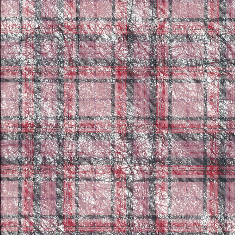 Blumentag PNW-35/1 Флористический фетр 35 г/м², ширина 2 м, красный в клетку