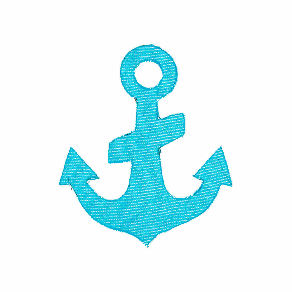 BLITZ термоаппликация №5 5-07 якорь 4.5х4 см декоративная нашивка для одежды