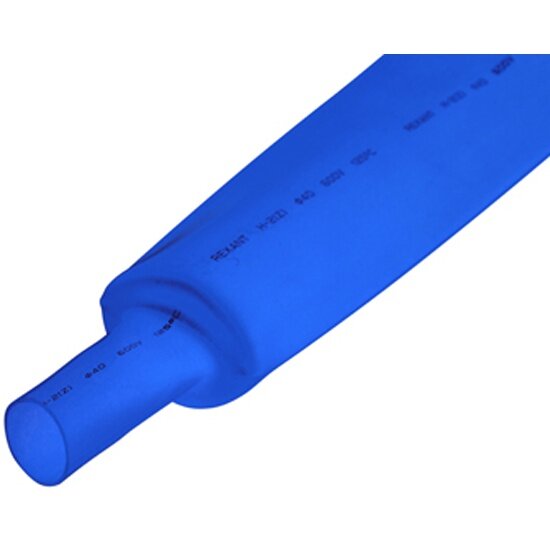 Термоусадочная трубка Rexant 35,0/17,5 мм синяя (10 шт. по 1 м.), 23-5007