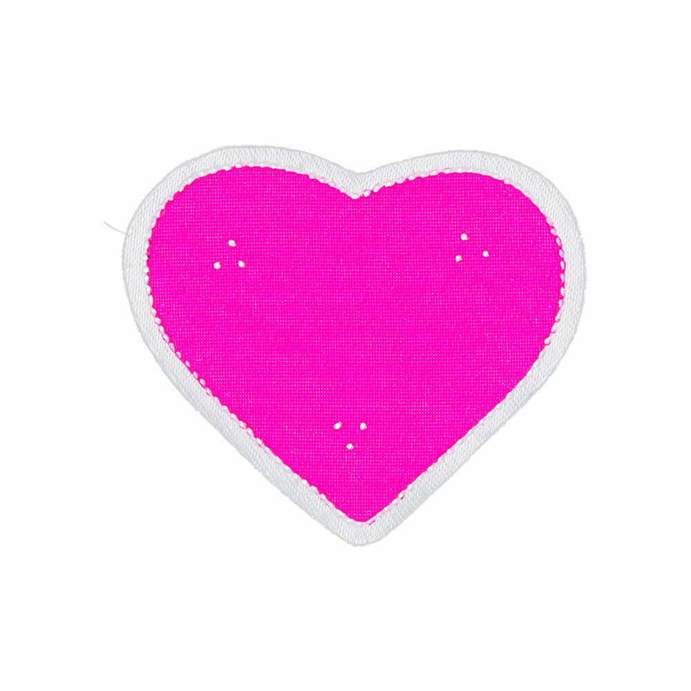 BLITZ №5 5-04 термоаппликация сердце среднее 5х4 см для отделки одежды и аксессуаров