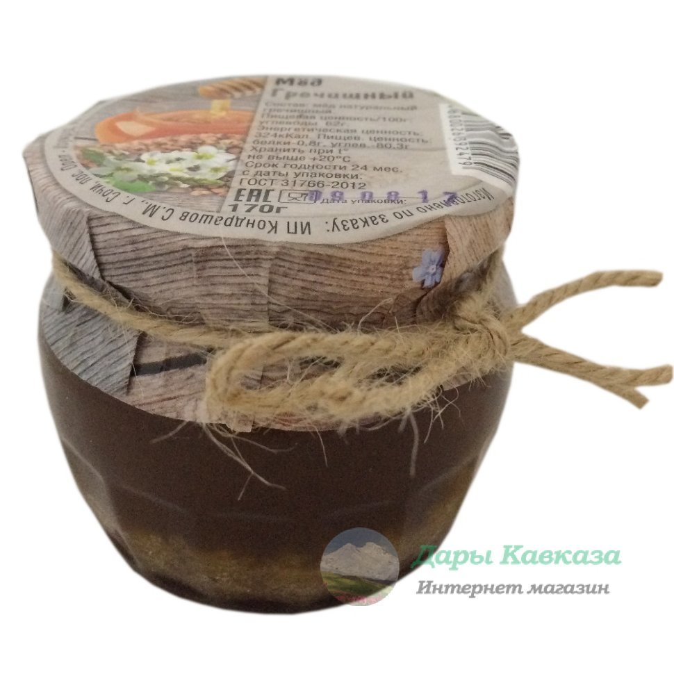 Мед гречишный 170гр