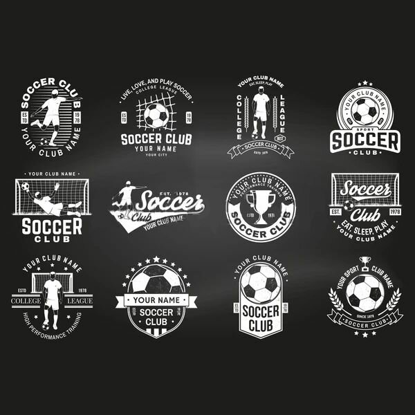 Наклейки стикеры Эмблемы футбола