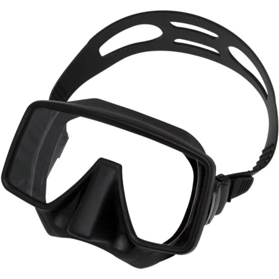 Маска Aqua Sphere AQUASPHERE MK-350, безрамная, черный силикон