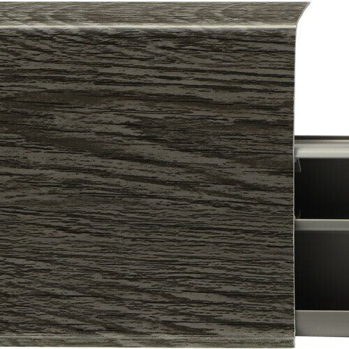 Плинтус пластиковый Winart Quadro 100 мм Элинга 313