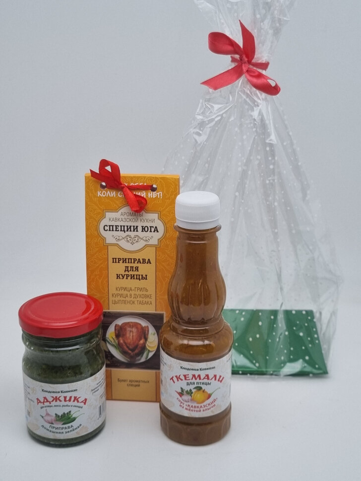 Ассорти для птицы "Соус, аджика зеленая, смесь специй" №2