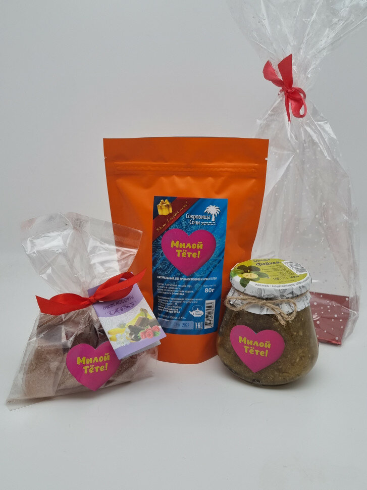 Набор чай, лукум, варенье Милой тете