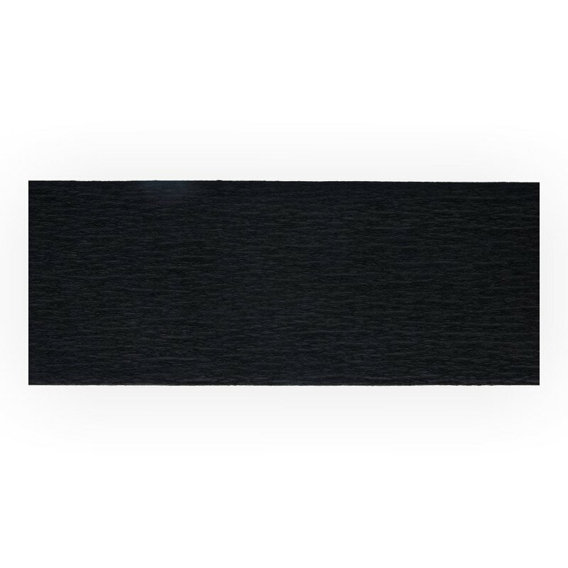 Blumentag крепированная бумага REP-43, 50 см х 2 м, 20 г/м2, черная для декоративных работ