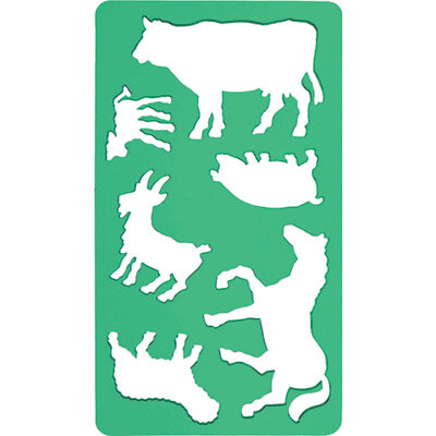KOH-I-NOOR Hardtmuth шаблон зверей 127x253 мм в пакете Конь - рисунок для творчества