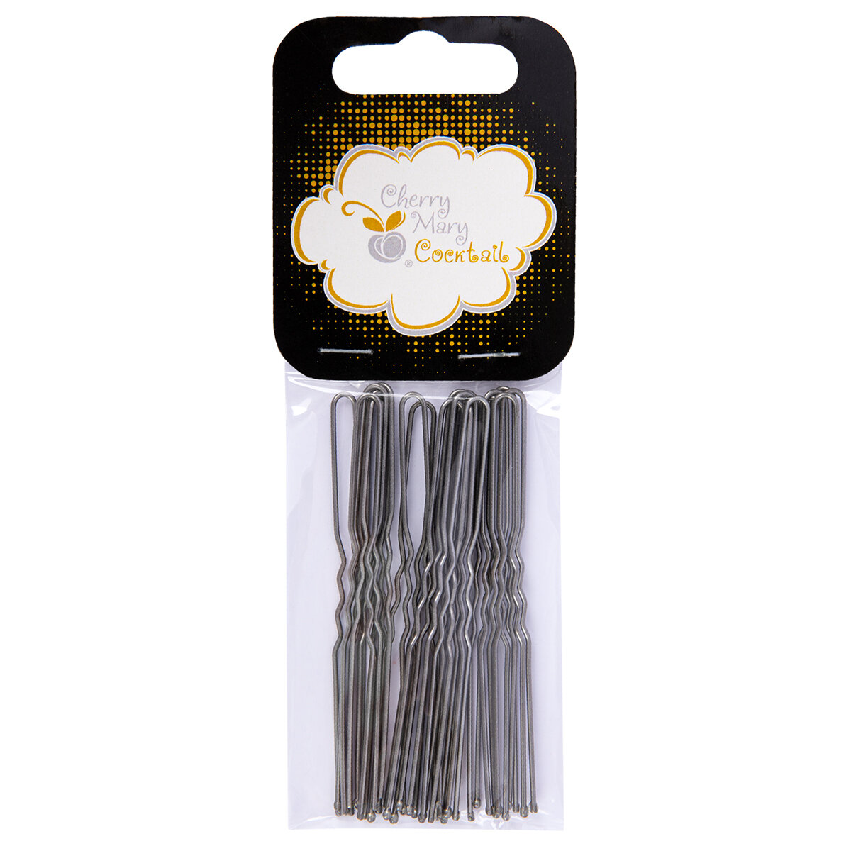 Набор шпилек для волос "CHERRY MARY" VZ07031 7.5 см 20 шт №04 под никель
