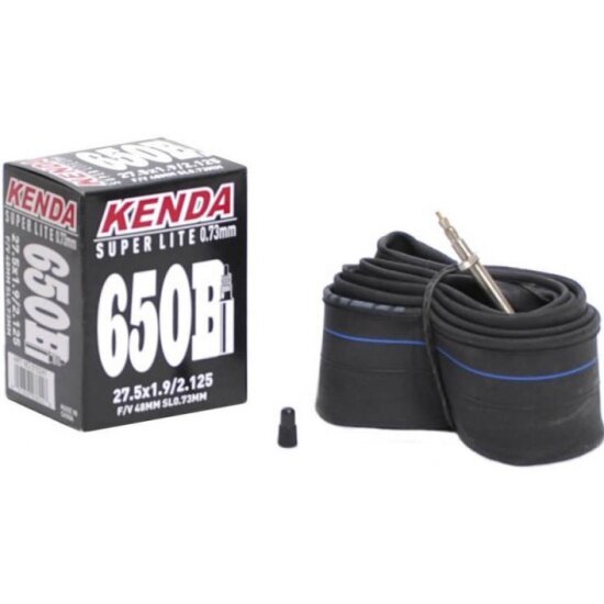 Камера велосипедная Kenda 27.5" спорт 48мм 1.9-2.125 (50/57-584) облегченная SUPERLITE толщина стенки 0.73мм