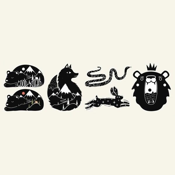 Наклейки стикеры Картина в картинке