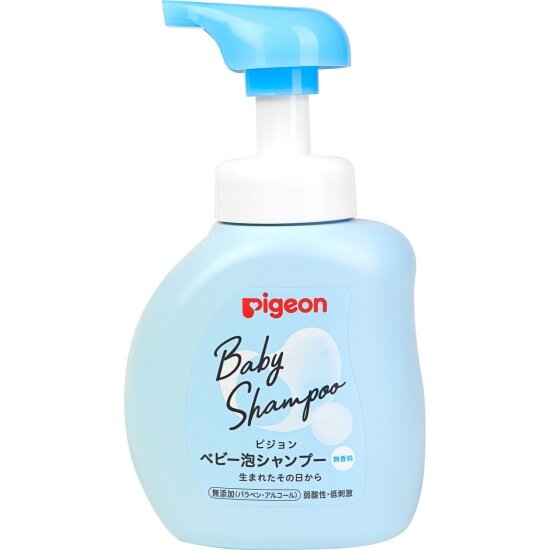 Детский шампунь-пенка Pigeon с рождения, 350 мл