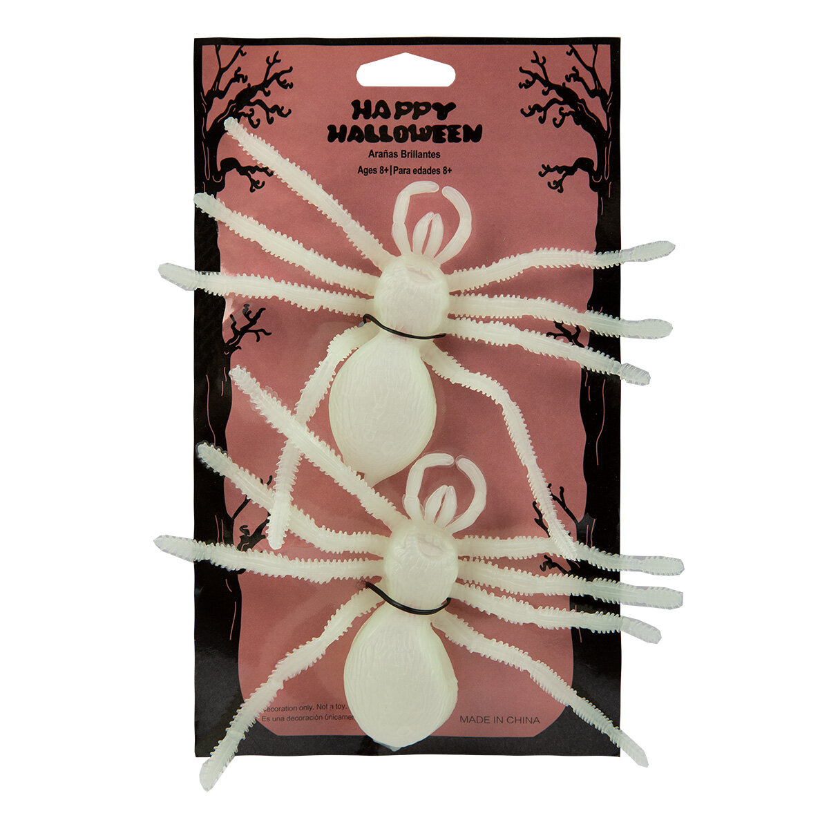 BOOMZEE PBZ-19 Двойной набор светящихся пауков для темноты и декора комнаты