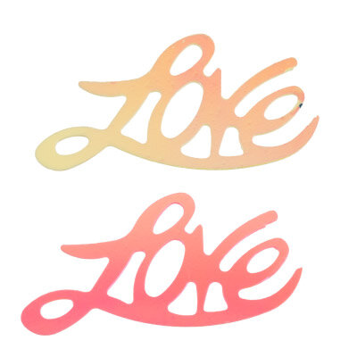 BOOMZEE KOF-25 Конфетти фольгированное 25 г LOVE 20 декоративное украшение для праздников