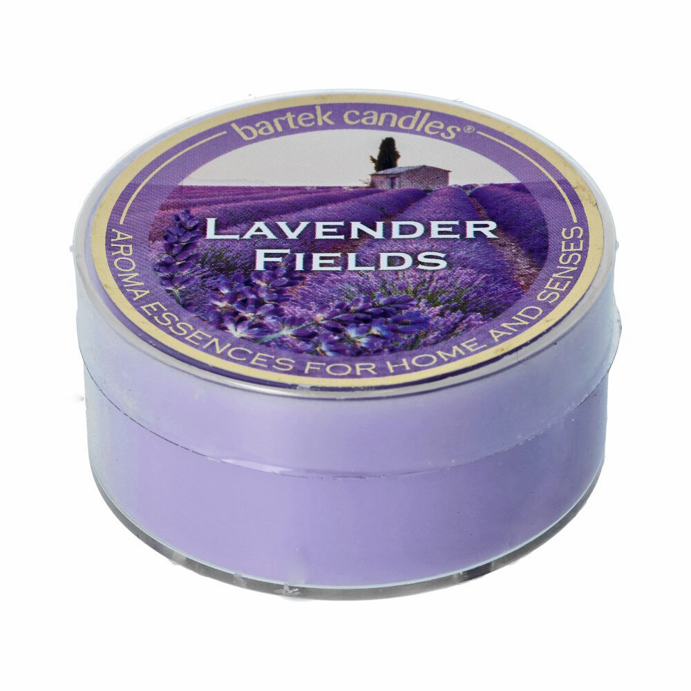 BARTEK Свеча арома в гильзе Лавандовое поле, диаметр 5.5 см, высота 2.5 см, 40 г
