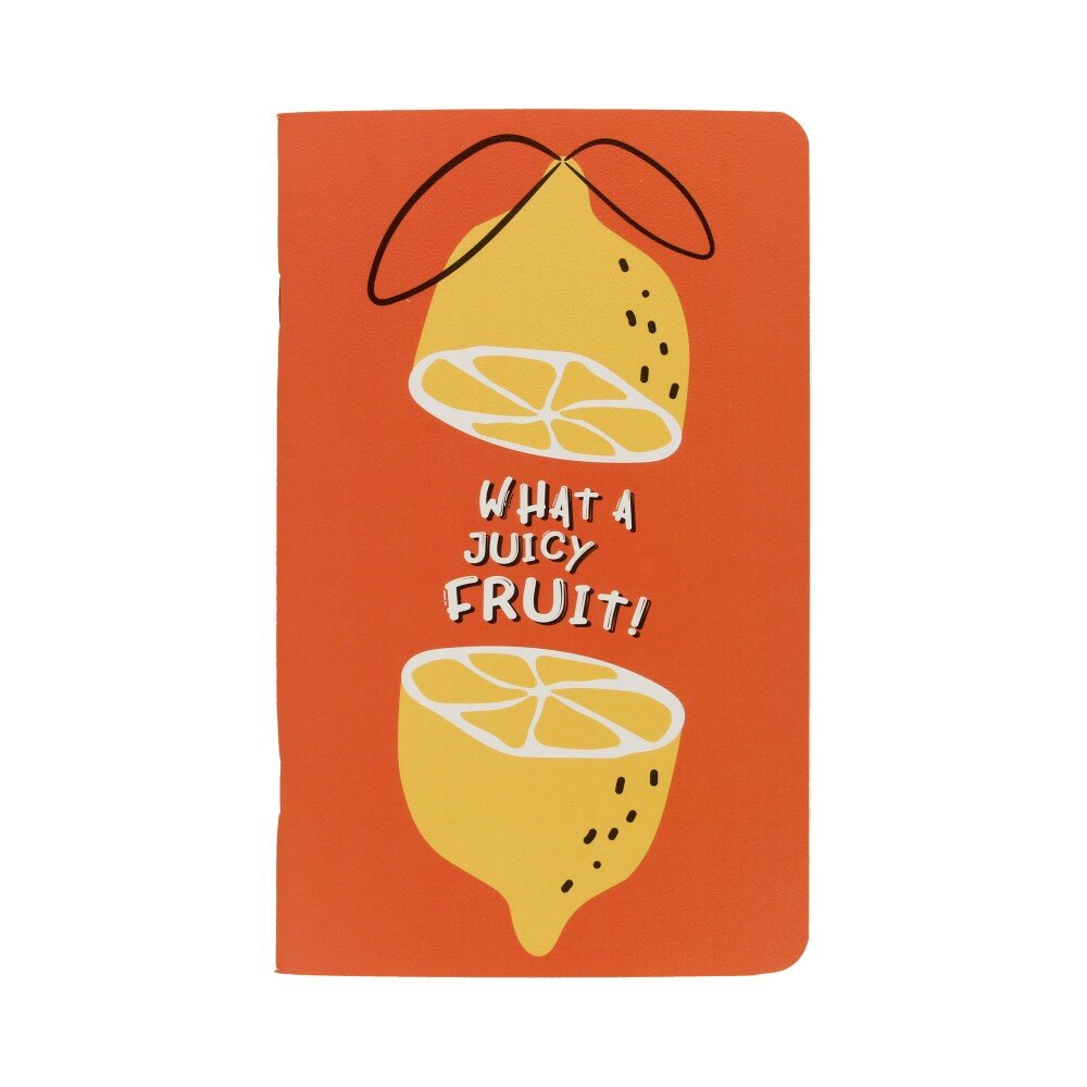 Be Smart Блокнот Fruits лимон, формат A5 130x210 мм, 48 листов, линия N3150, для заметок