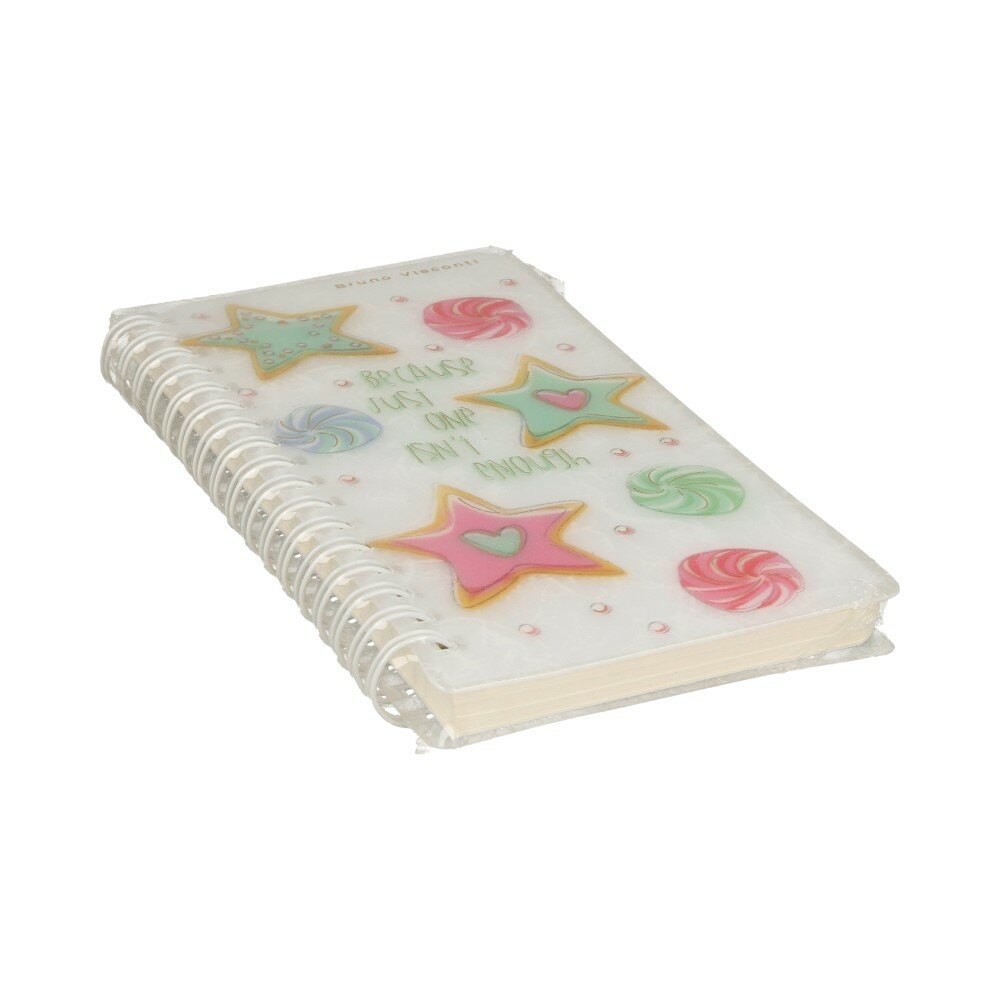 Bruno Visconti Блокнот CUTE JOURNAL A6 160х95 мм 80 л. клетка Сладкое звездочки 3-574/05