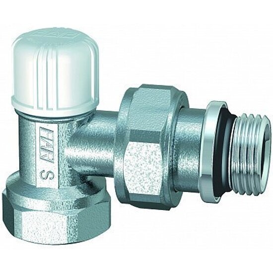 Вентиль Far запорный угловой 1/2" ВР, EPDM ( FV 1200 12)