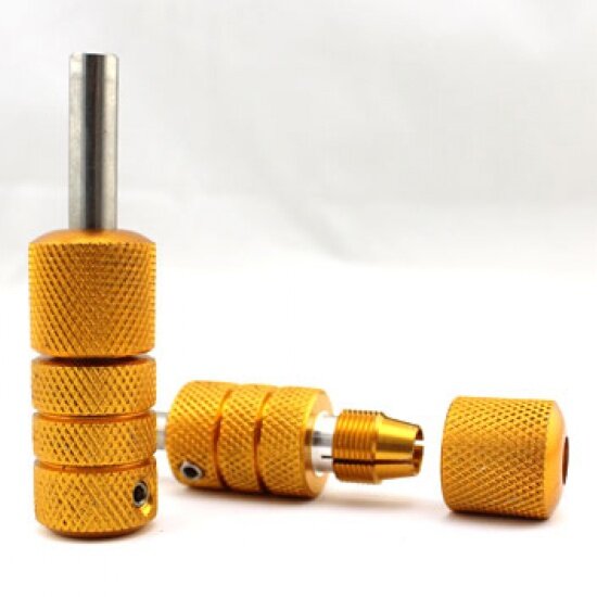 Тату держатель EZ Tattoo TG-272 алюминиевый Yellow 22 мм