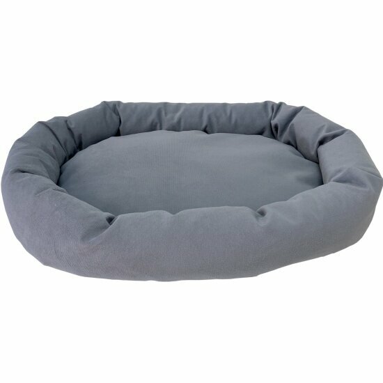 Лежанка Homepet Микровелюр Silver №1 60х45х10 см, серый