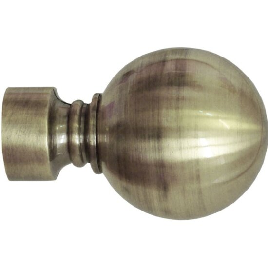 Наконечник для карнизов Arco Doro DDA Шар, диаметр 28, золото антик, 2шт