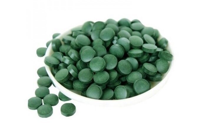 Корм "Спирулина в таблетках" для аквариумных рыб, улиток, креветок, раков и крабов, 50 таблеток